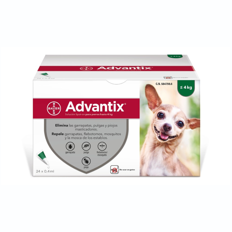 Advantix 24 pipetes | Albet Distribució Veterinària Online | Bayer