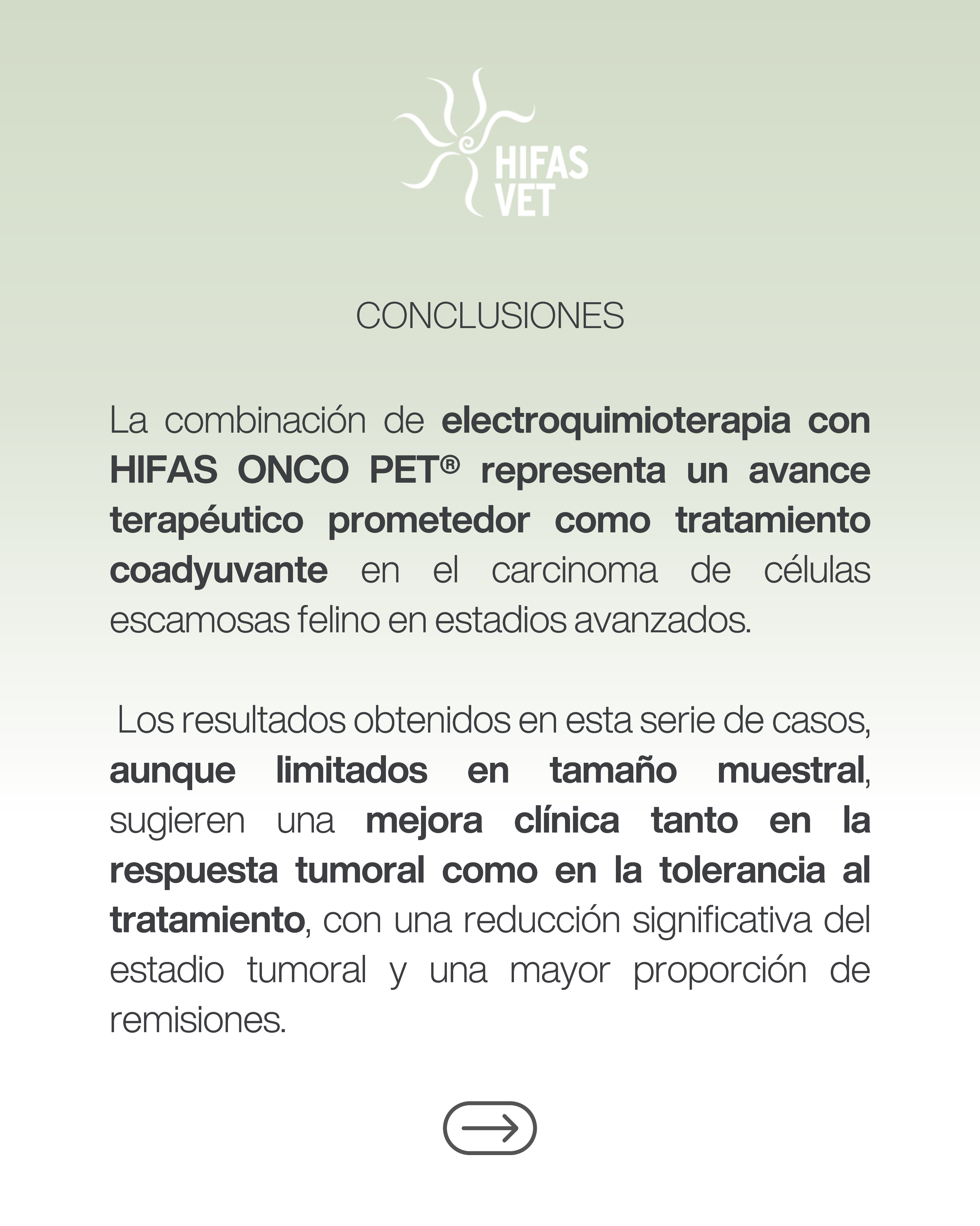 Uso de HIFAS ONCO PET® en gatos con Carcinoma de Células Escamosas (CCE ...