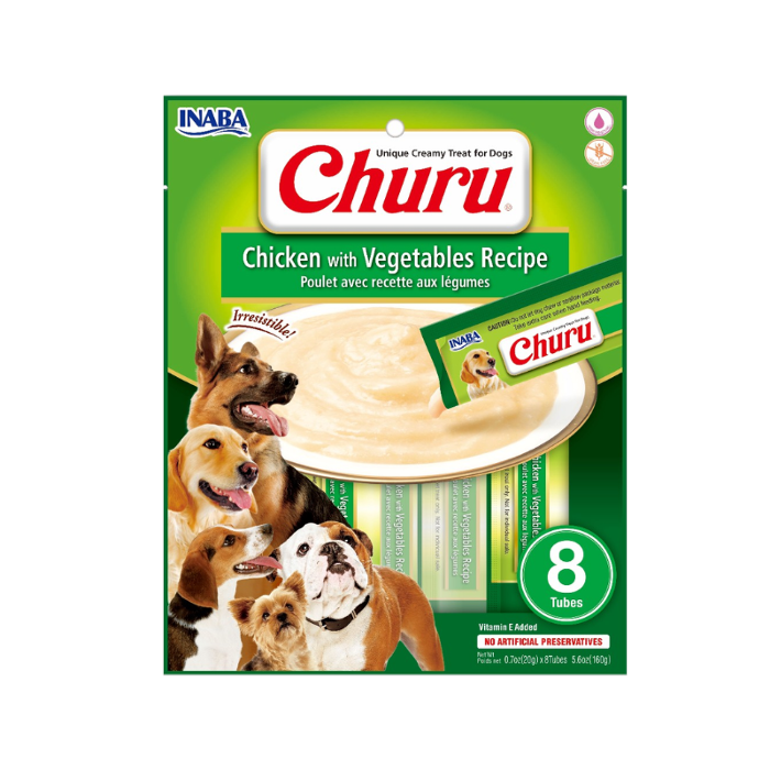 Churu DOG Recepta de Pollastre i Vegetales (8x8x20gr)