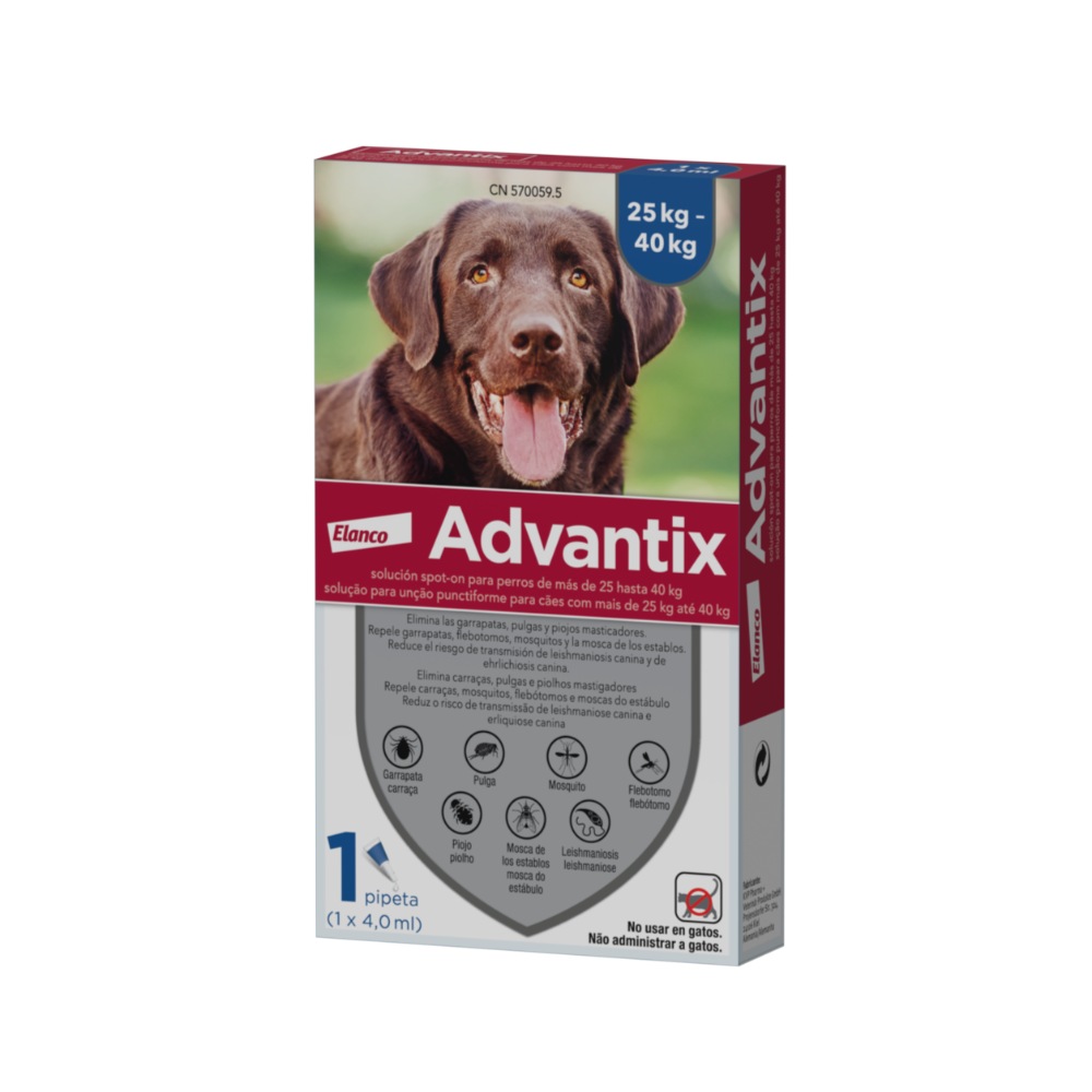 ADVANTIX 4ml (+ de 25kg) (1 pip.)