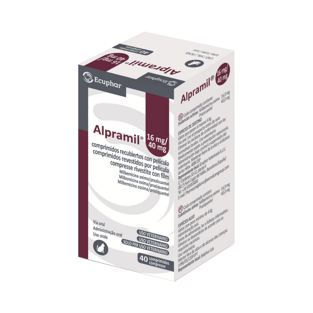 ALPRAMIL GATO >4kg 16mg/40mg (40comp)
