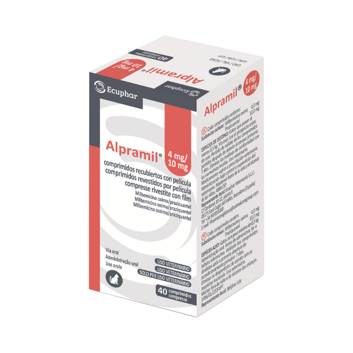 ALPRAMIL GATO >0,5kg 4mg/10mg (40comp)