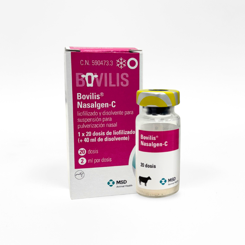BOVILIS NASALGEN-C 1 vial (20 dosis) | Albet Distribuidora Veterinaria