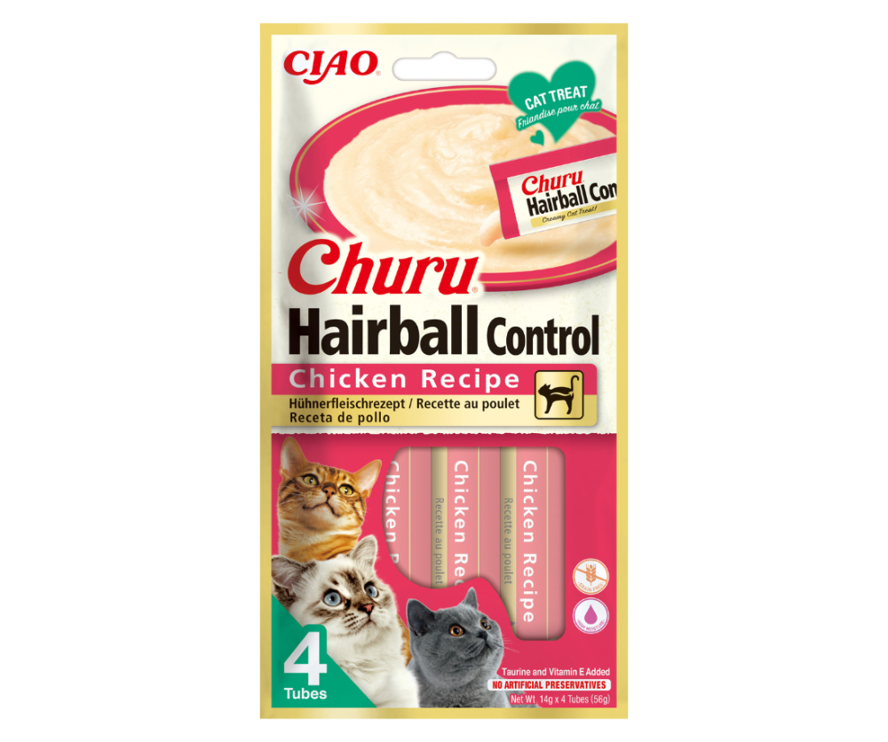 Churu Hairball Pollastre (12x4x15gr)