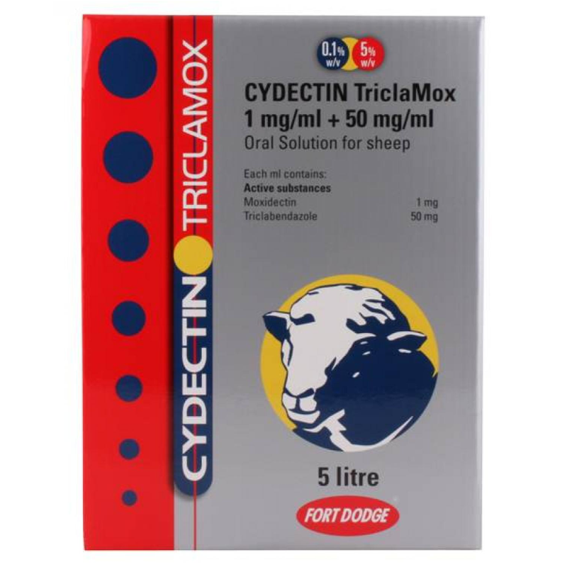 CYDECTIN TRICLAMOX Bovino (5 L) | Albet Distribuidora Veterinaria