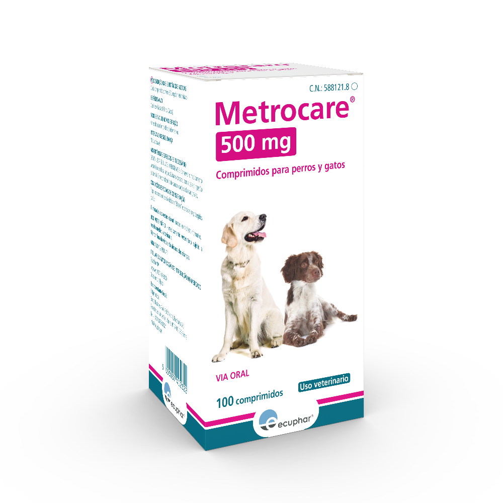 Metrocare 500mg Ecuphar - Farmacia Veterinaria Online Albet