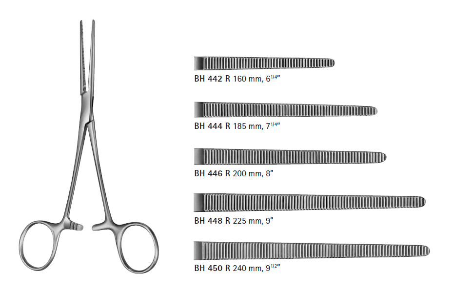 PINZA HEMOSTATICA ROCHESTER-PEAN RECTA BRAUN